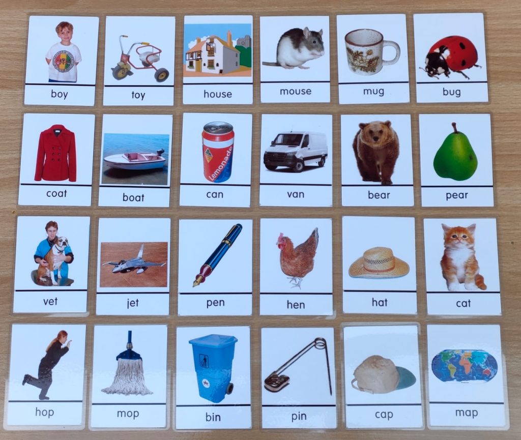 RHYMING WORD MATCHING CARDS - Ali Shah Preschool Toys