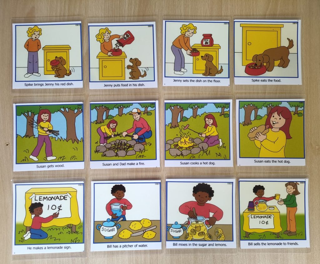 STORY SEQUENCING 4 SCENE SET - 2 - Ali Shah Preschool Toys