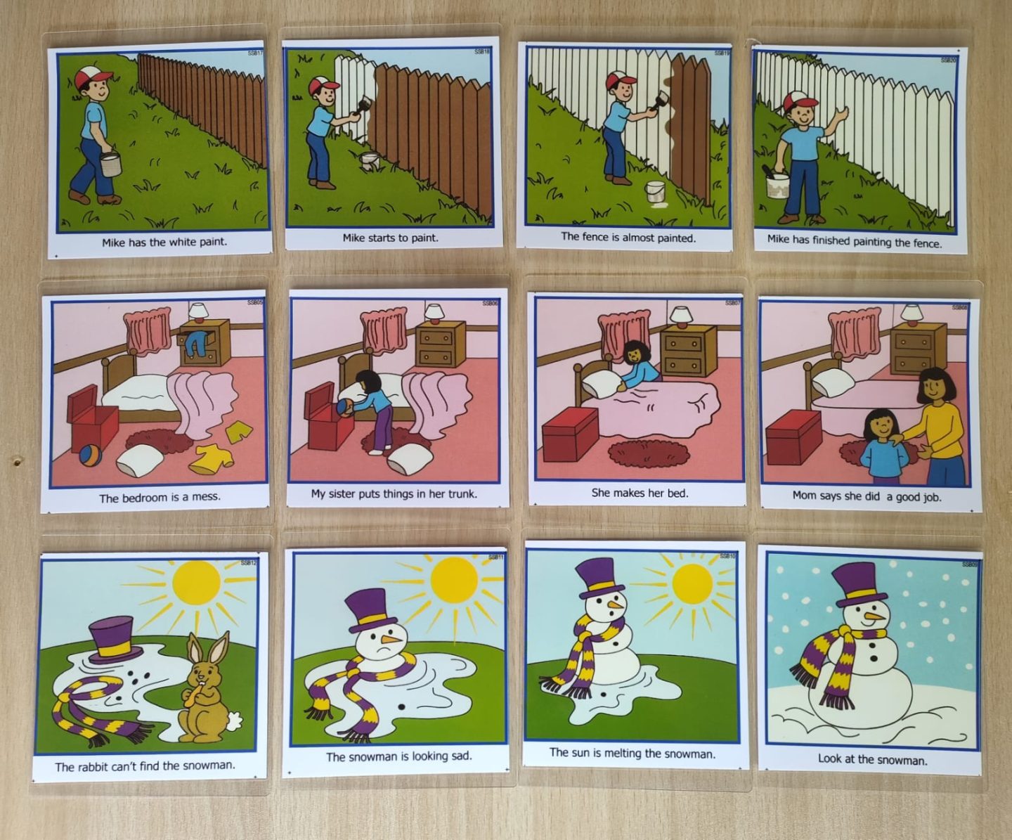 STORY SEQUENCING 4 SCENE SET - 2 - Ali Shah Preschool Toys