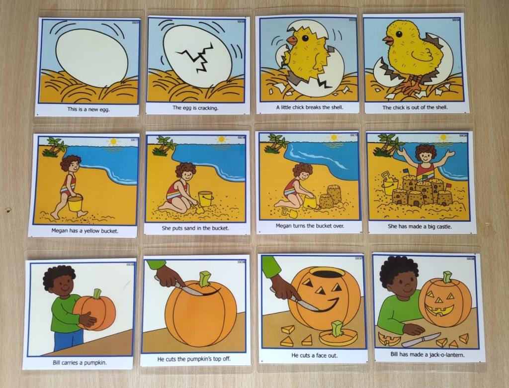 STORY SEQUENCING 4 SCENE SET - 3 - Ali Shah Preschool Toys